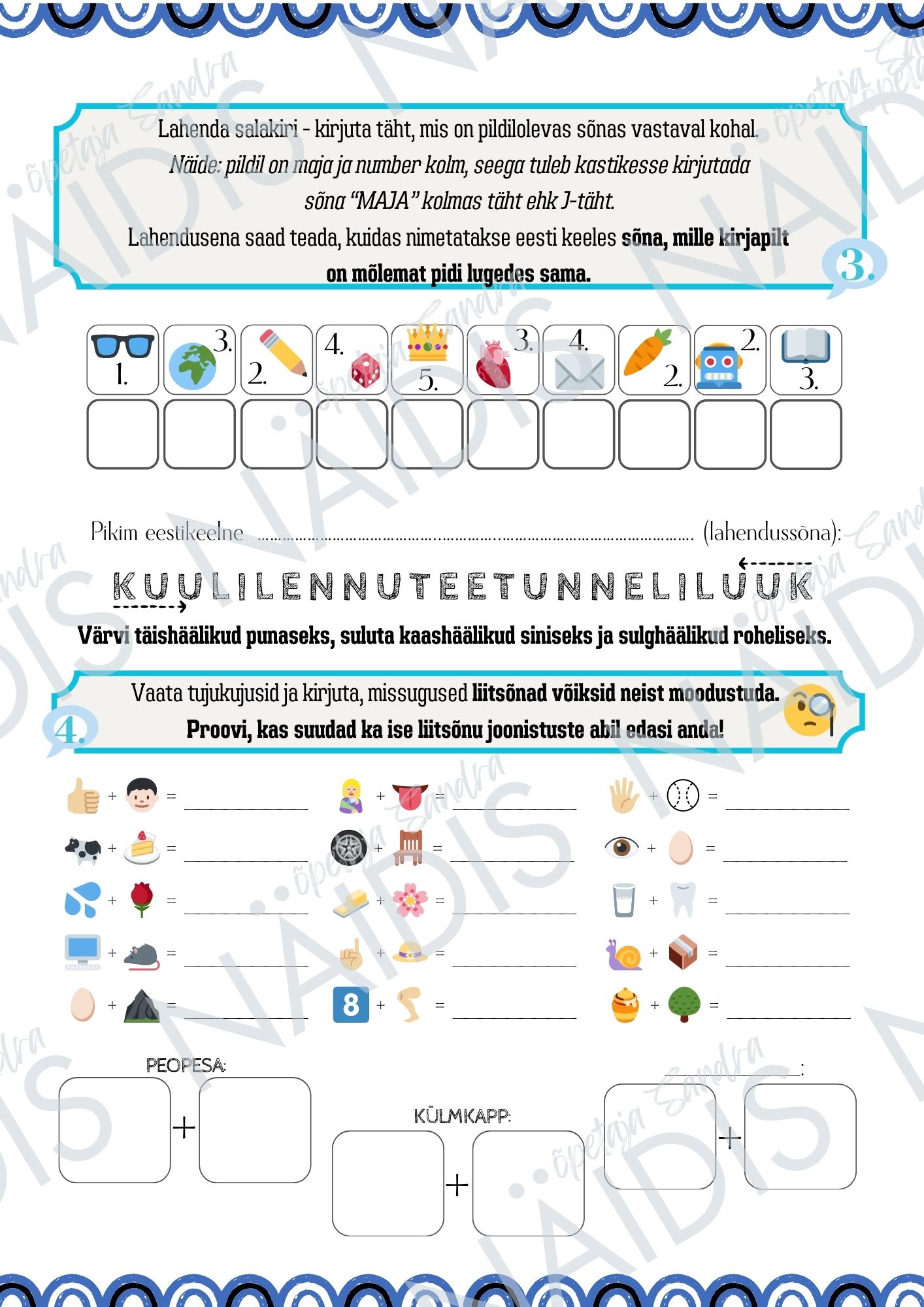 ELAGU EMAKEEL - HARJUTUSI EMAKEELENÄDALAKS JA EESTI KEELE TUNDIDEKS - TIFE